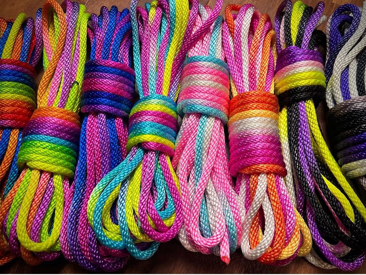 * Rainbow / Multi coloured ropes | The Art of Rope